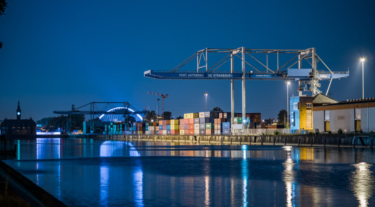 Ports de Strasbourg, les images de RET