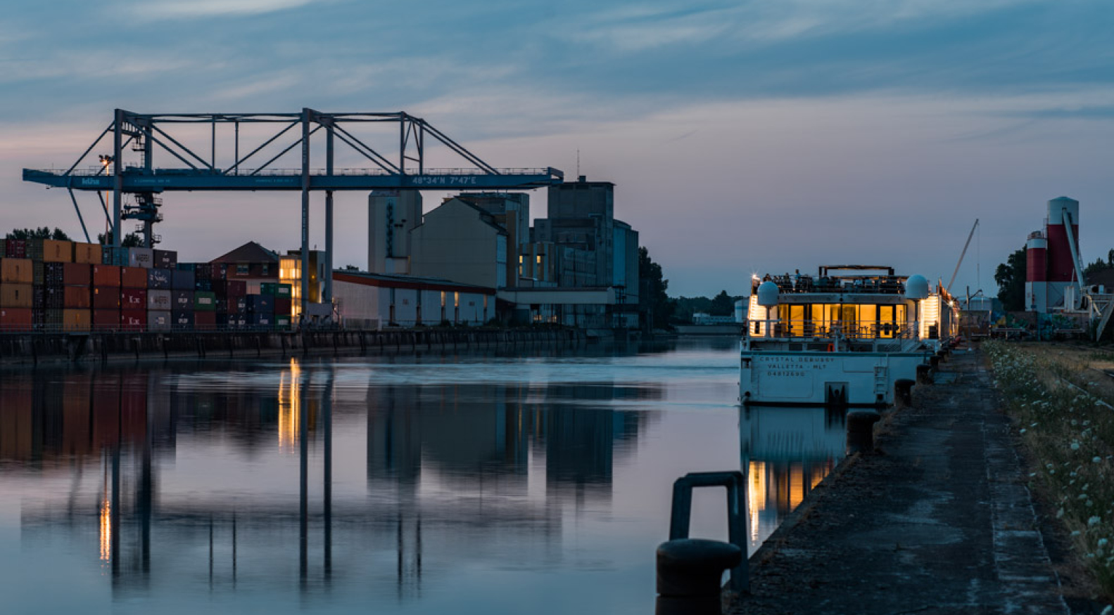 Ports de Strasbourg, tourisme fluvial & croisières sur le Rhin